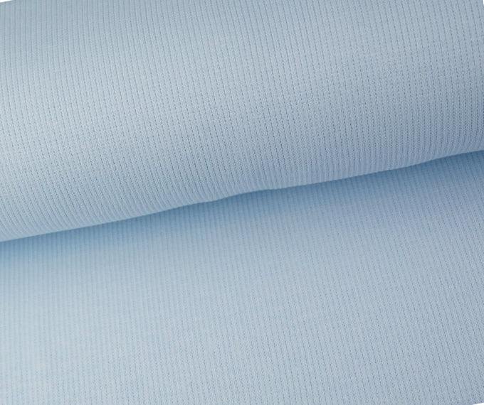 LIGHT BLUE RIB JERSEY – Fabricasa fabrics